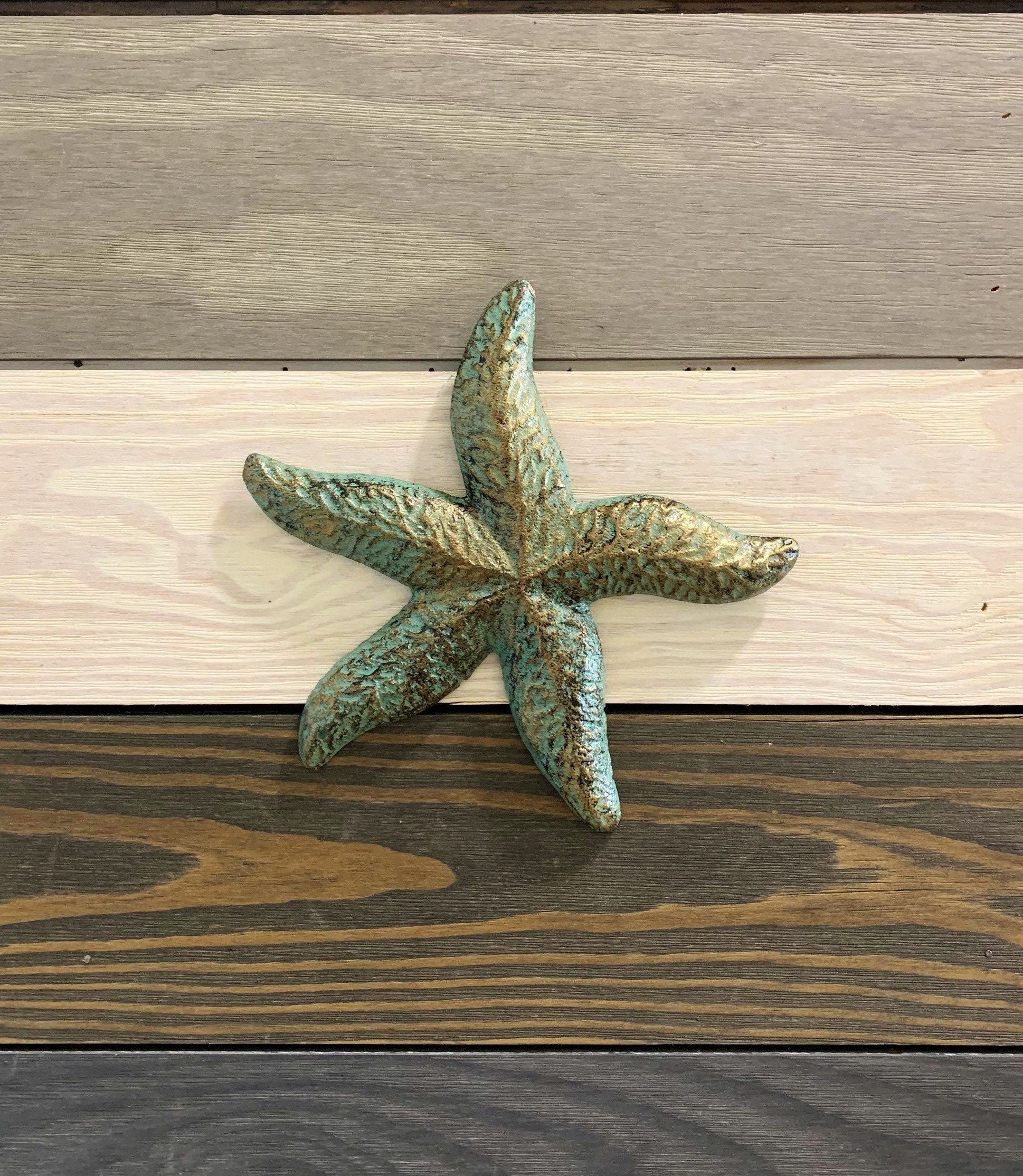 Cast Iron Patina Starfish Wall Decor - Home Decor - Cast Iron - Castir ...
