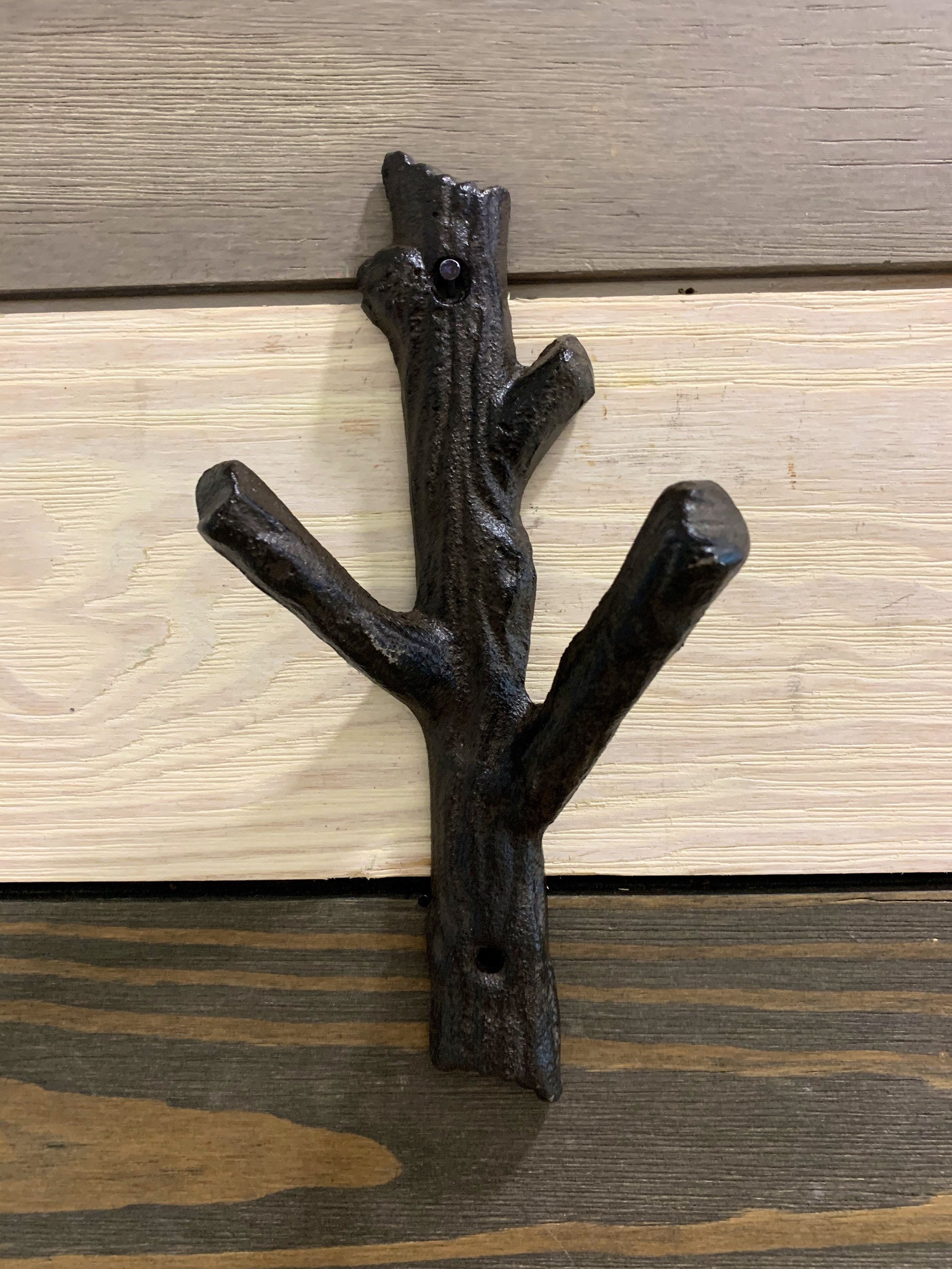 Cast Iron Tree Hook, Towel Hook, Bedroom Wall Hanger, Coatroom Organiz ...